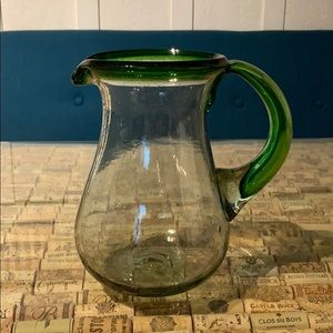 Dining | Heavy Vintage Mexican Glass Pitcher | Poshmark